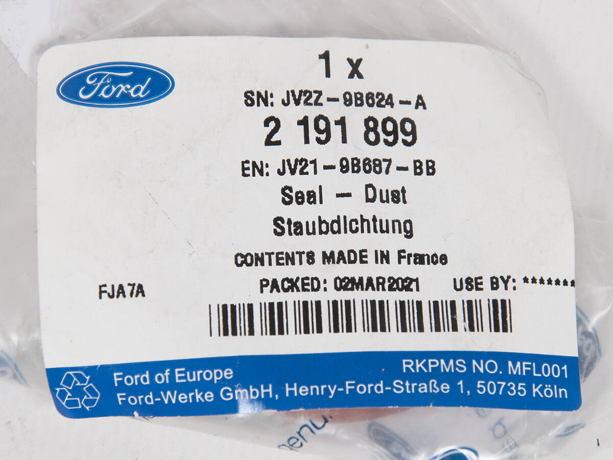 ORING PRZEWODU INTERCOOLERA FOCUS 18- 1,5 TDCI _ 2191899 _ JV21-9B687 ...