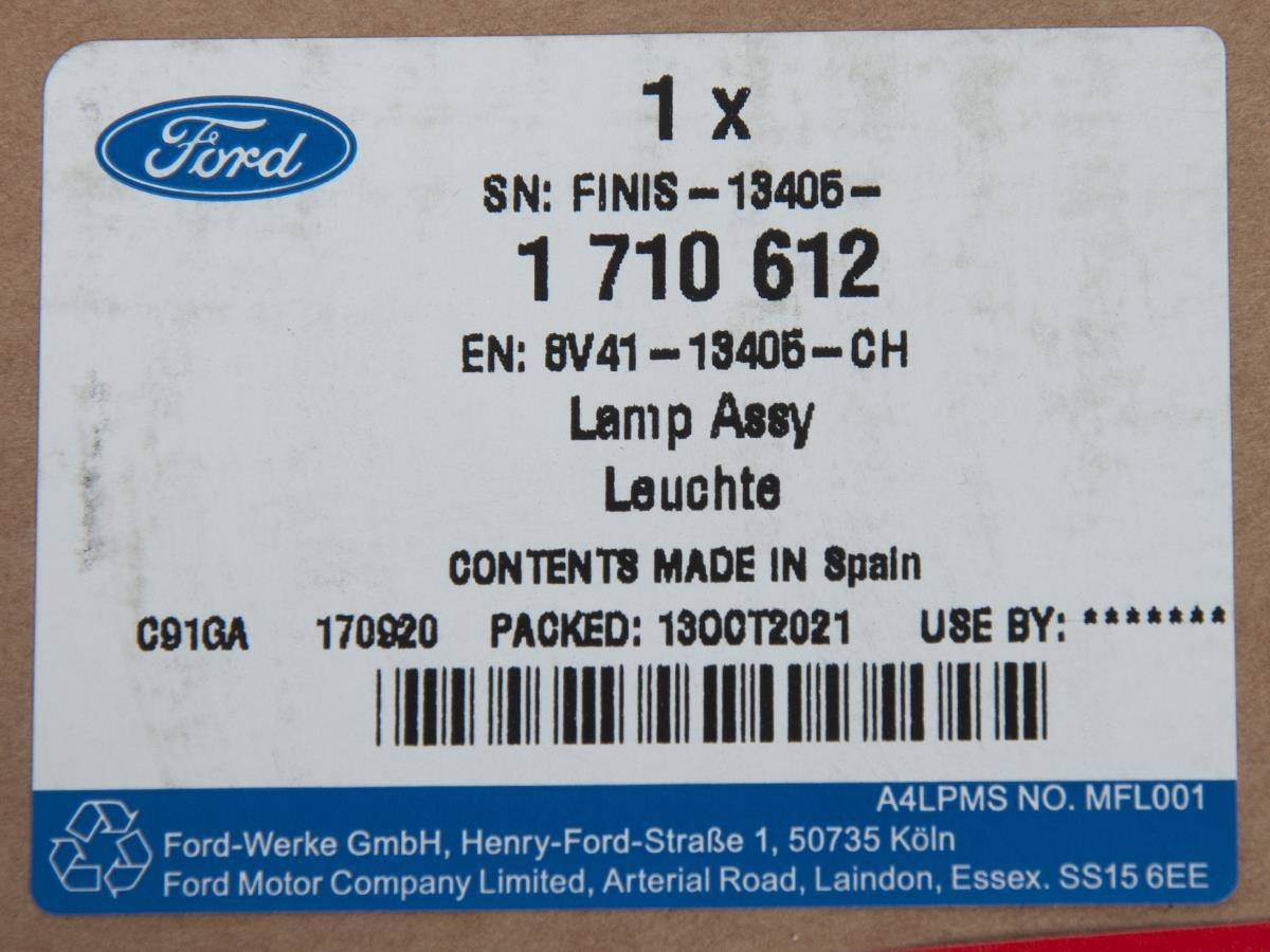LAMPA LEWA TYŁ ZEWNĘTRZNA KUGA 08-12 _ 1710612 _ 8V41-13405-CH | | Ford ...