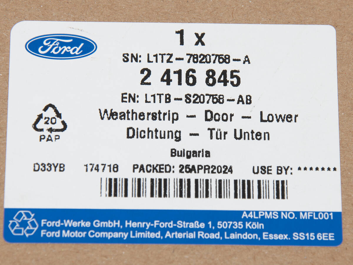 USZCZELKA PROGU PRAWA FORD PUMA 20- _ 2416845 _ L1TB-S20758-AB | 2020 ...