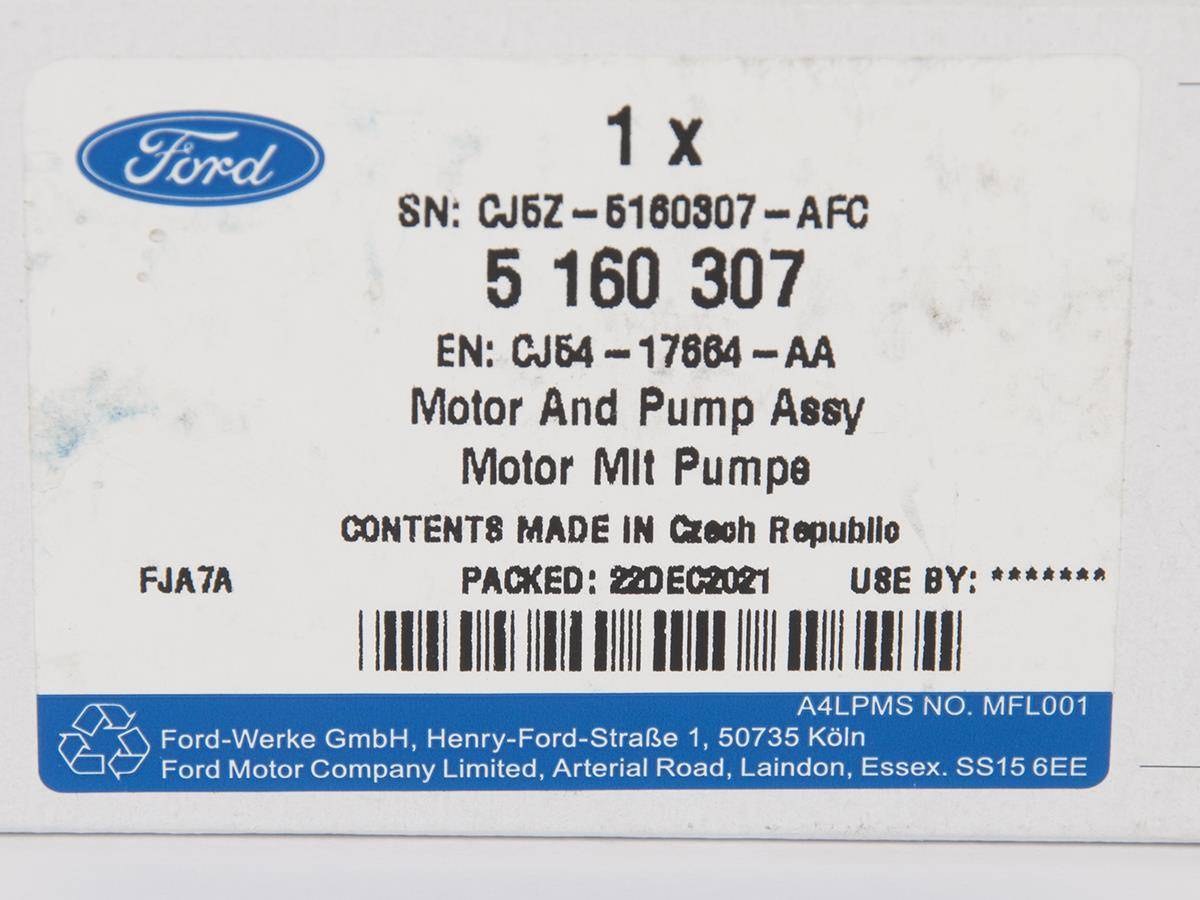 POMPKA SPRYSKIWACZA SZYBY KUGA 12-20 _ 5160307 _ CJ54-17664-AA _ CJ5Z ...