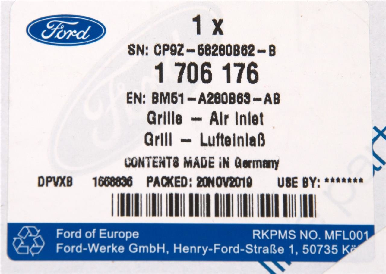 KRATKA WENTYLACYJNA LEWA FOCUS MK 3 2011- 2014- _ 1706176 _ BM51 ...