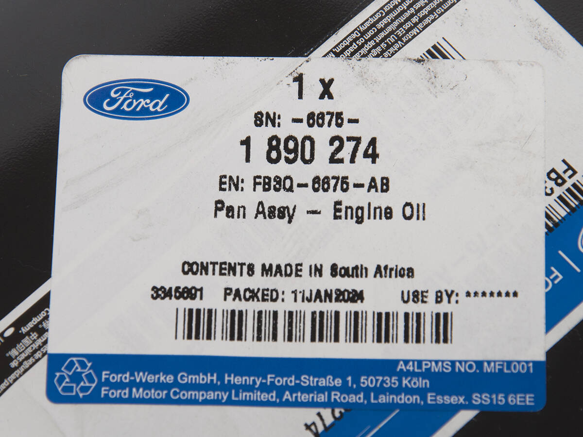 MISA OLEJOWA RANGER 12- 2.2 DURATORQ _ 1890274 _ FB3Q-6675-AB | 2019 ...