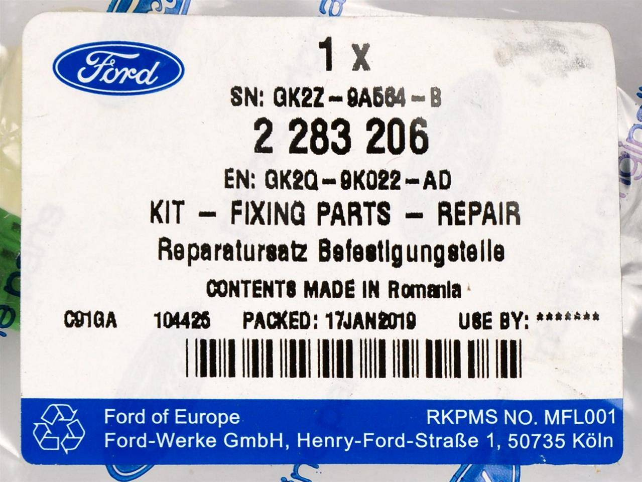 PRZEWÓD PALIWOWY TRANSIT 16- 19- 2,0 ECOBLUE _ 2283206 _ GK2Q-9K022-AD ...