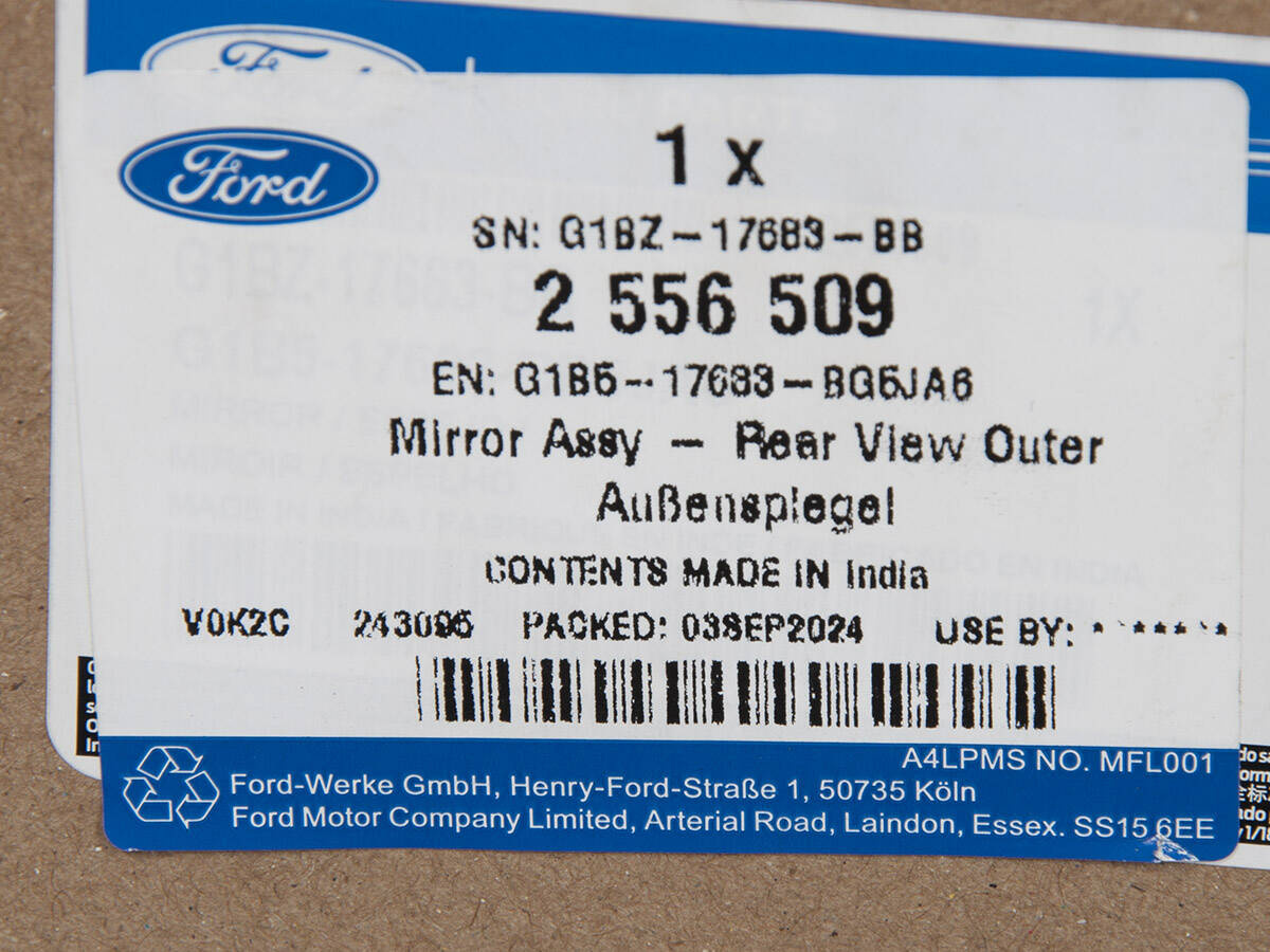 LUSTERKO KA | | Ford Original Parts