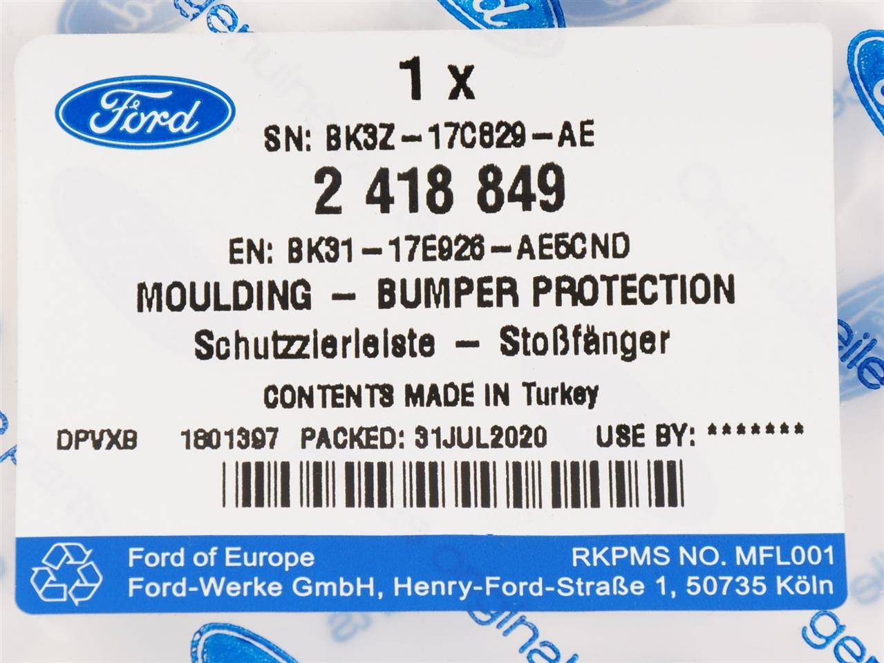 ZDERZAK TYŁ TRANSIT 2019- _ 2418849 _ BK31-17E926-AE5CND _ GTU_07 ...