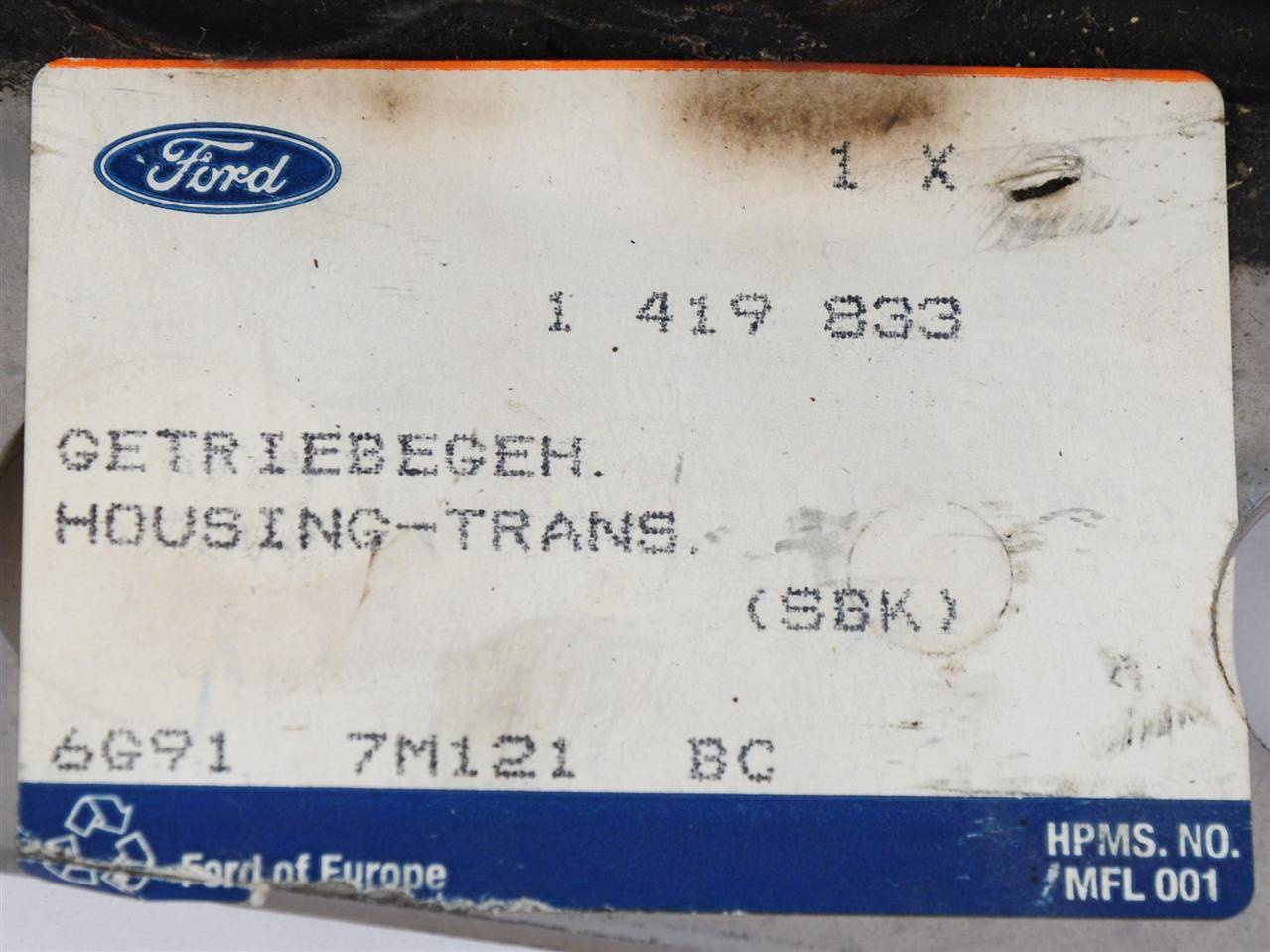 PODUSZKA GÓRNA SKRZYNI BIEGÓW MONDEO MK4 MK5 S-MAX _ 2263518 _ 6G91 ...