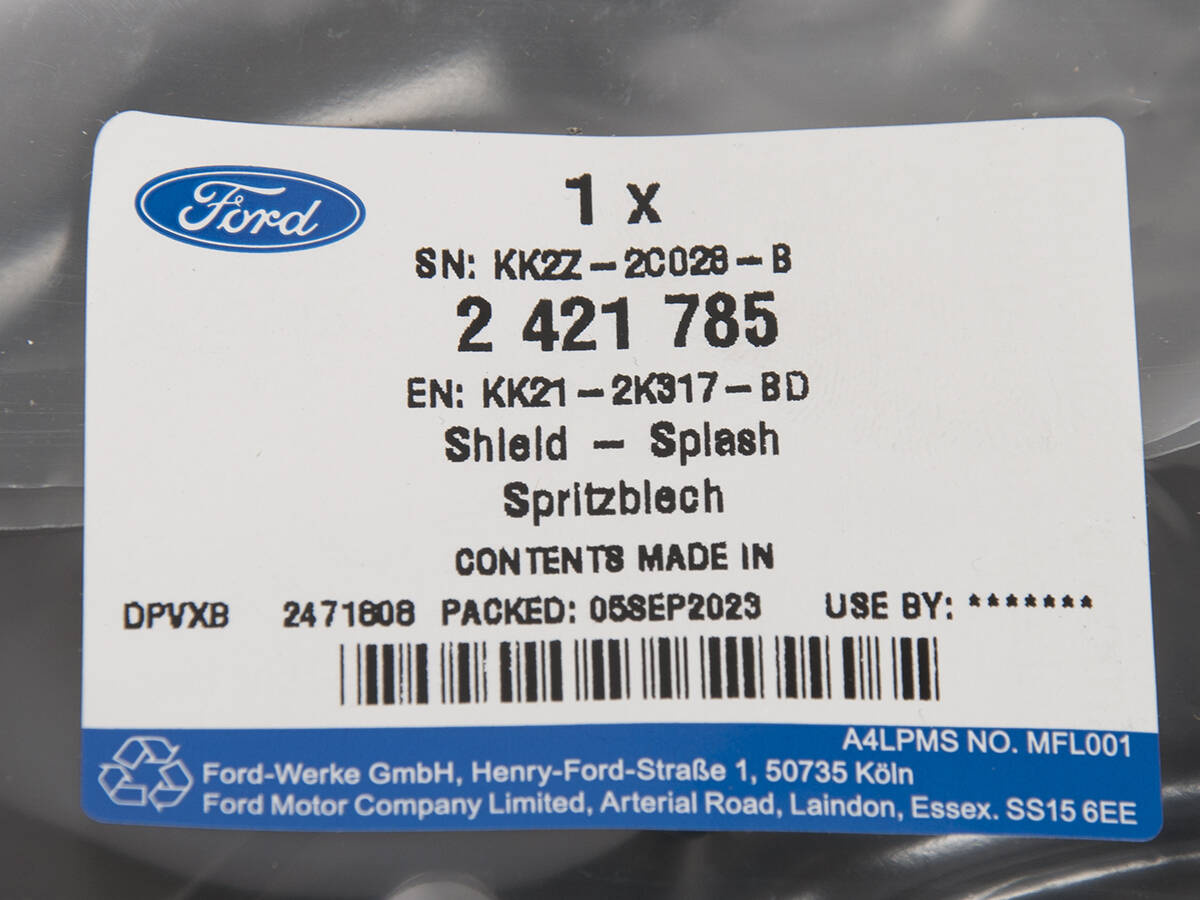 TARCZA KOTWICZNA TYŁ TRANSIT 19- CUSTOM 19- _ 2421785 _ KK21-2K317-BD ...