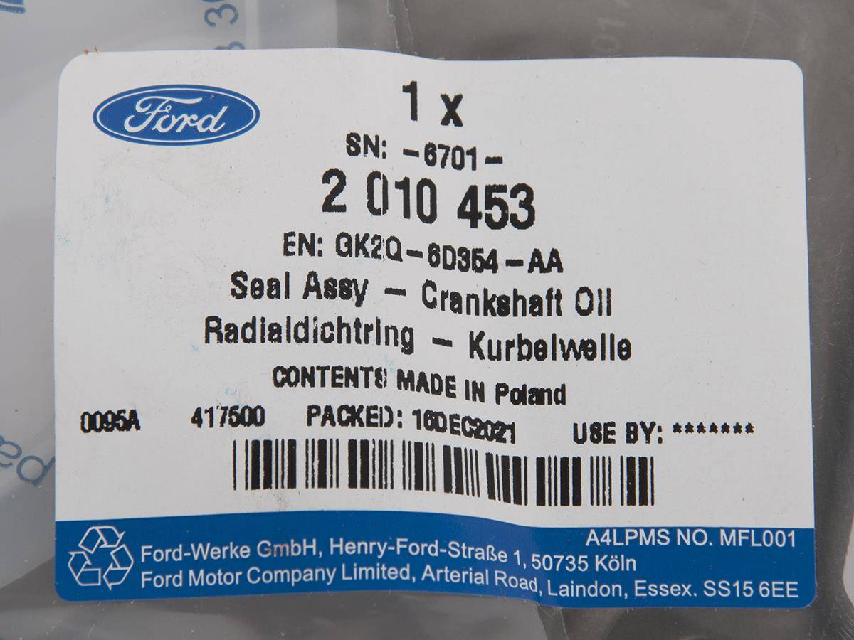 USZCZELNIACZ WAŁU KOROBOWEGO TYŁ TRANSIT KUGA _ 2010453 _ GK2Q-6D354-AA ...