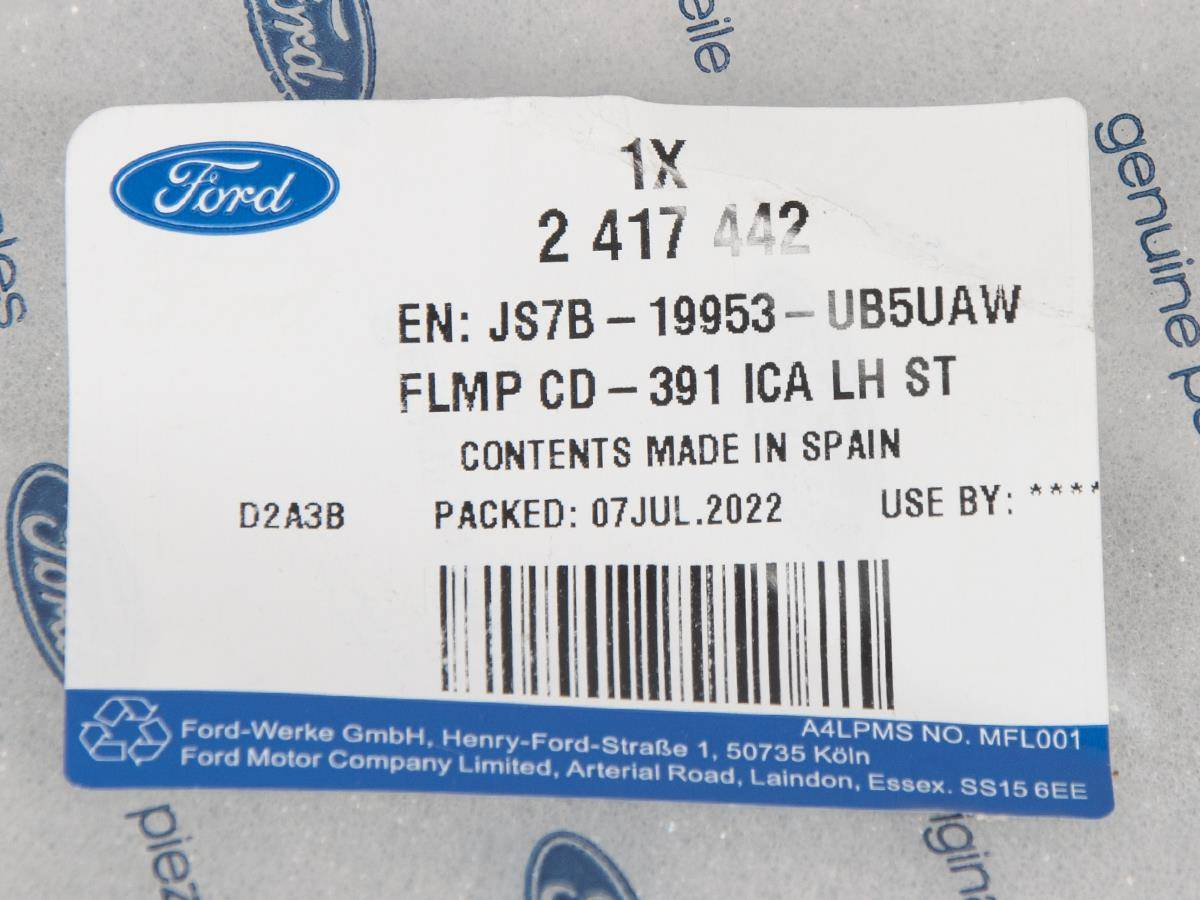 KRATKA HALOGENU LEWA MONDEO 19- Z PDC _ 2417442 _ JS7B-19953-UB5UAW ...