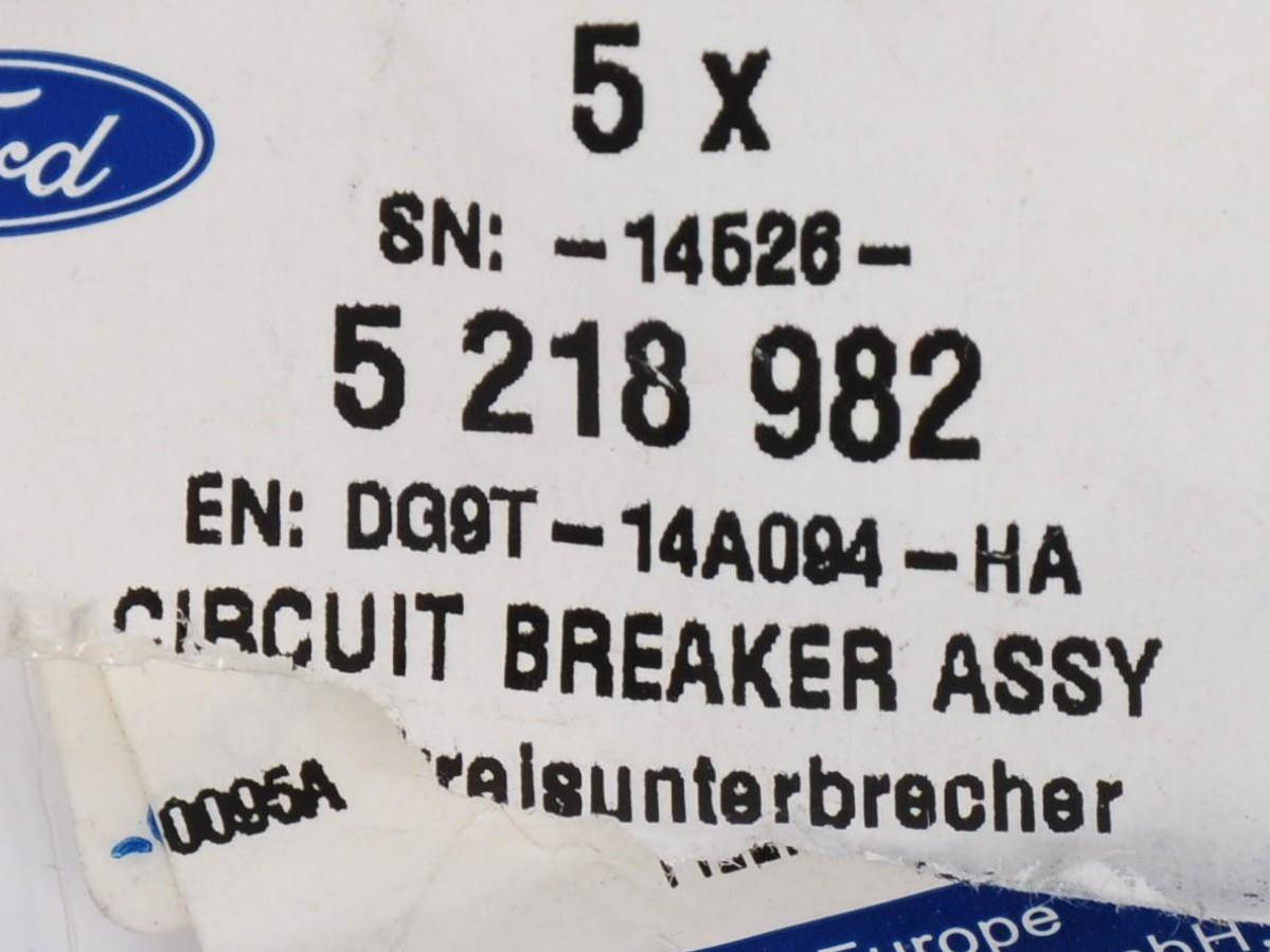 BEZPIECZNIK 32V10AMP CZERWONY FORD WIELE MODELI _ 5218982 _ DG9T-14A094 ...