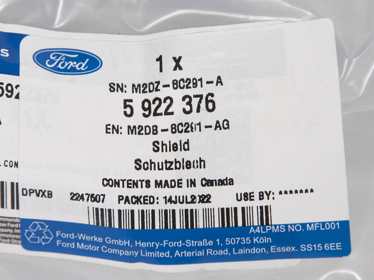 OSŁONA PASA PRZEDNIEGO BRONCO 22- _ 5922376 _ M2DB-8C291-AG _ M2DZ ...