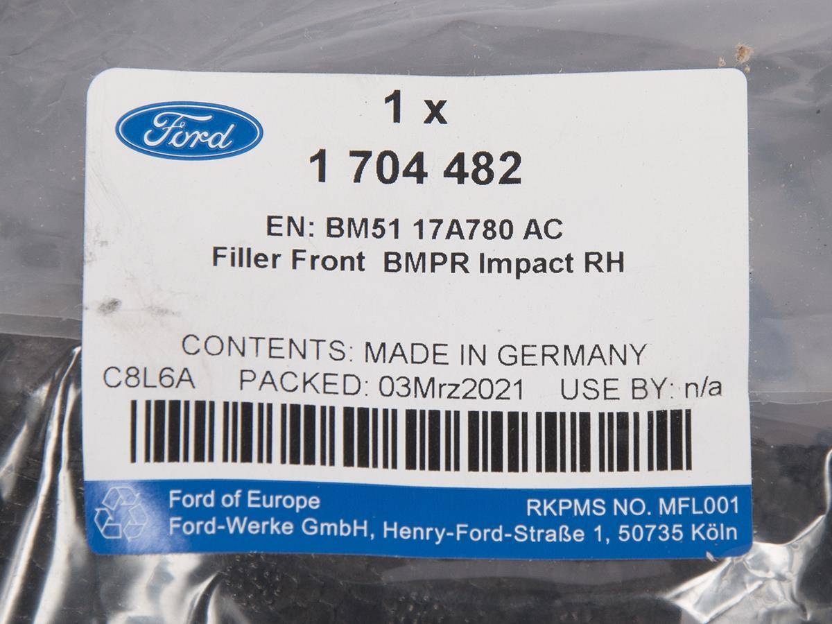 WSPORNIK ZDERZAKA PRAWY PRZÓD FOCUS 2011-14 OE _ 1704482 _ BM51-17A780 ...