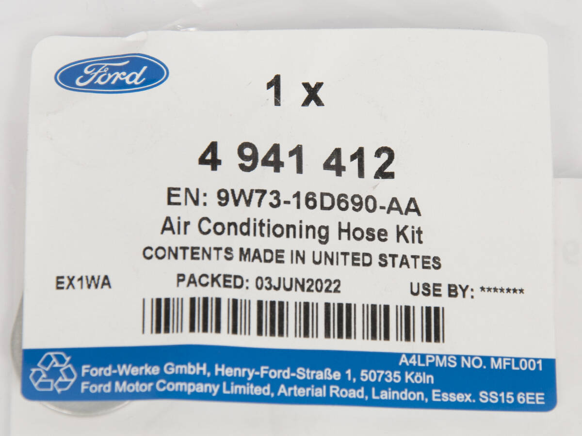 USZCZELKI SPRĘŻARKI KLIMATYZACJI FORD WIELE MODELI _ 4941412 _ 9W73 ...