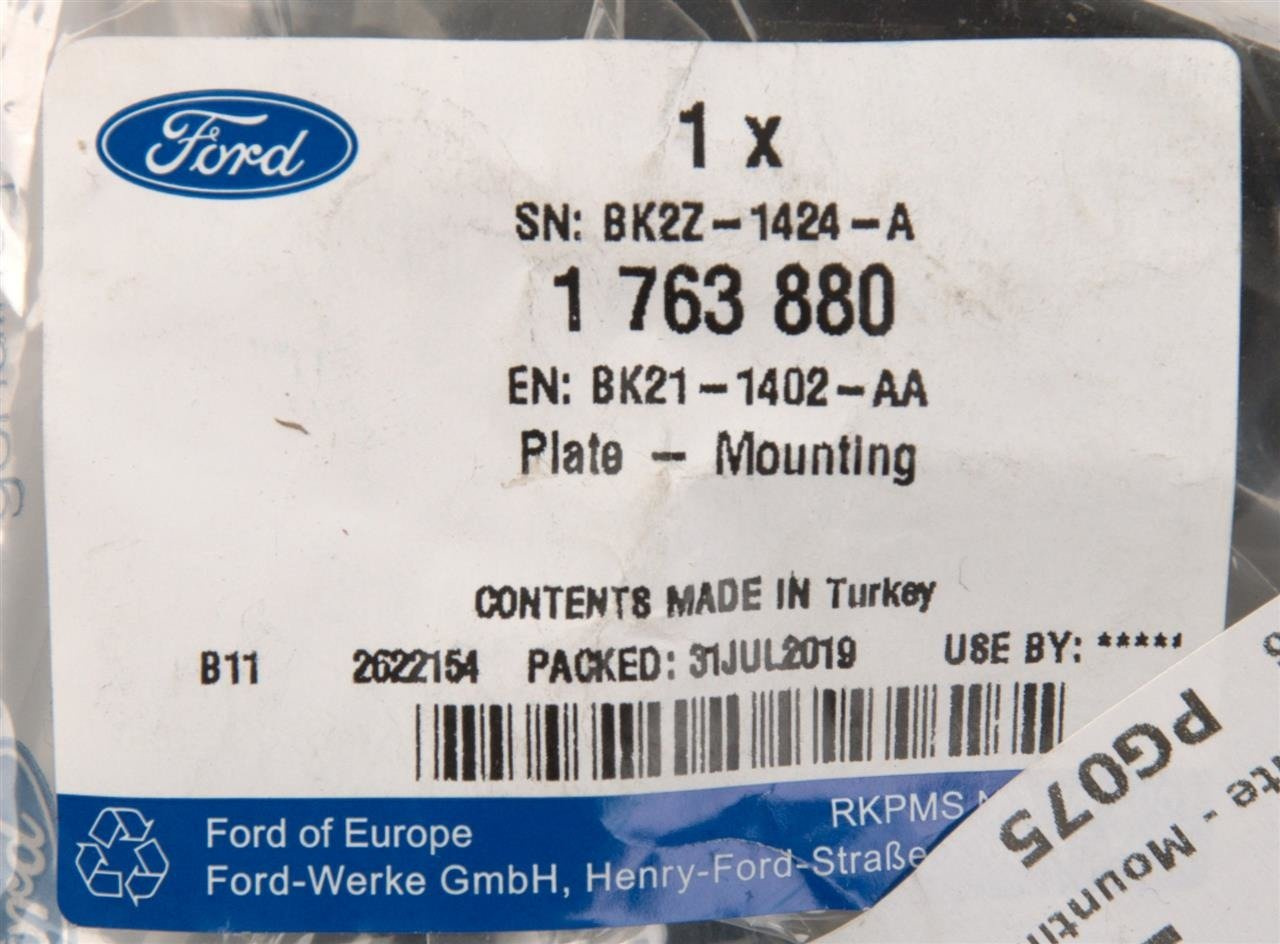 UCHWYT KOŁA ZAPASOWEGO TRANSIT 14- /19- CUSTOM 12- _ 2760410 _ BK21 ...