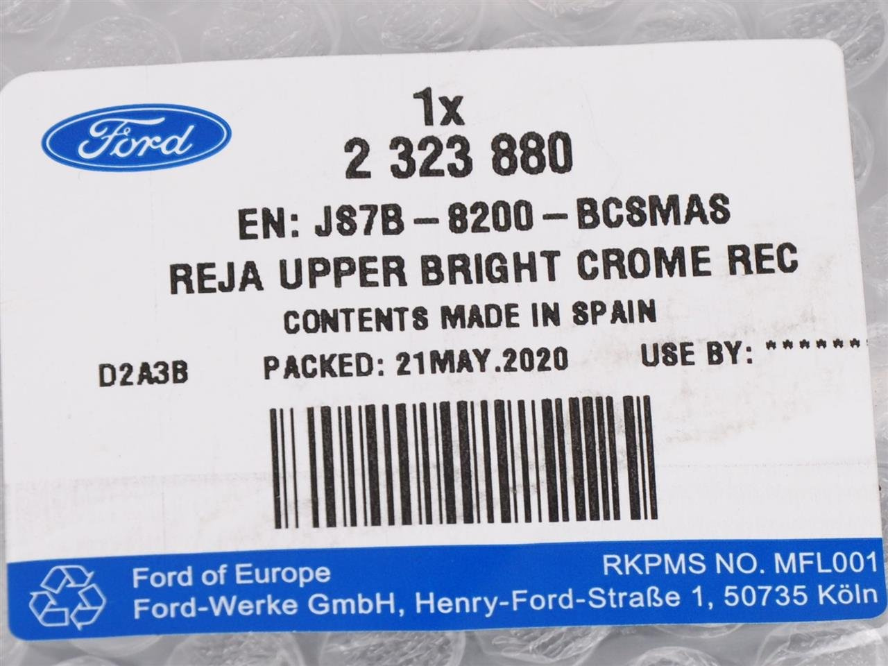 GRILL PRZÓD FORD MONDEO MK5 2019- _ 2323880 _ JS7B-8200-BCSMAS _ GTU_07 ...