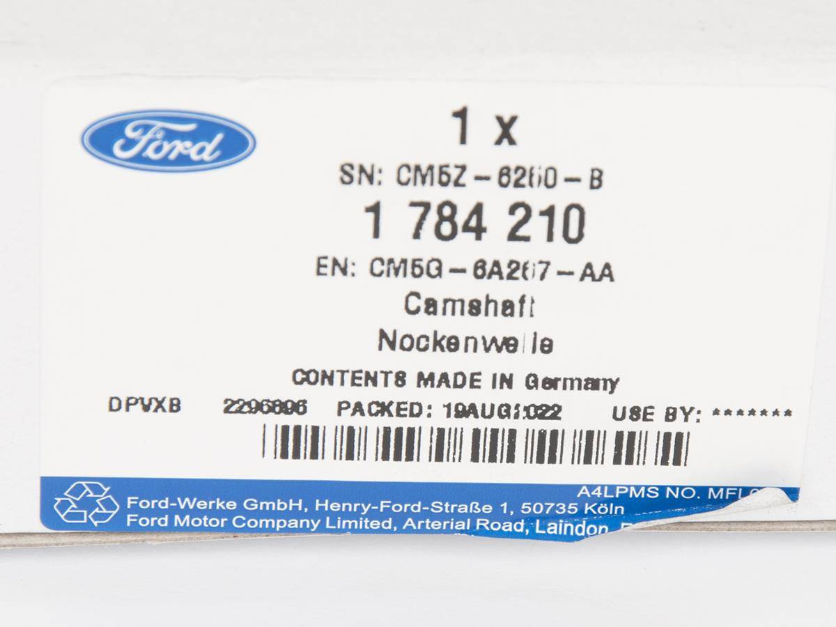 WAŁEK ROZRZĄDU WLOT FORD ECOSPORT FOCUS 1.0 EB _ 1784210 _ CM5G-6A267 ...