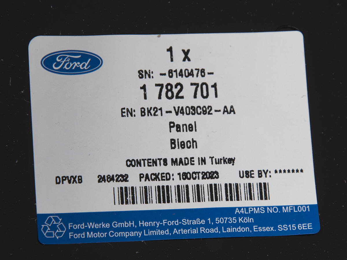 PAS TYLNY PODŁOGA TYLNA TRANSIT/TOURNEO CUSTOM 12- _ 1782701 _ BK21 ...