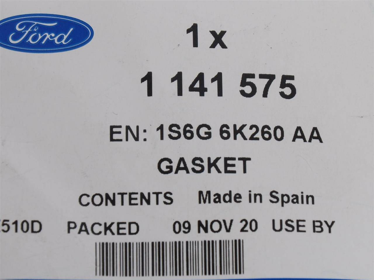 USZCZELKA POKRYWY ZAWORÓW FORD OE 1.25 1.4 BENZYNA _ 1141575 _ 1S6G ...