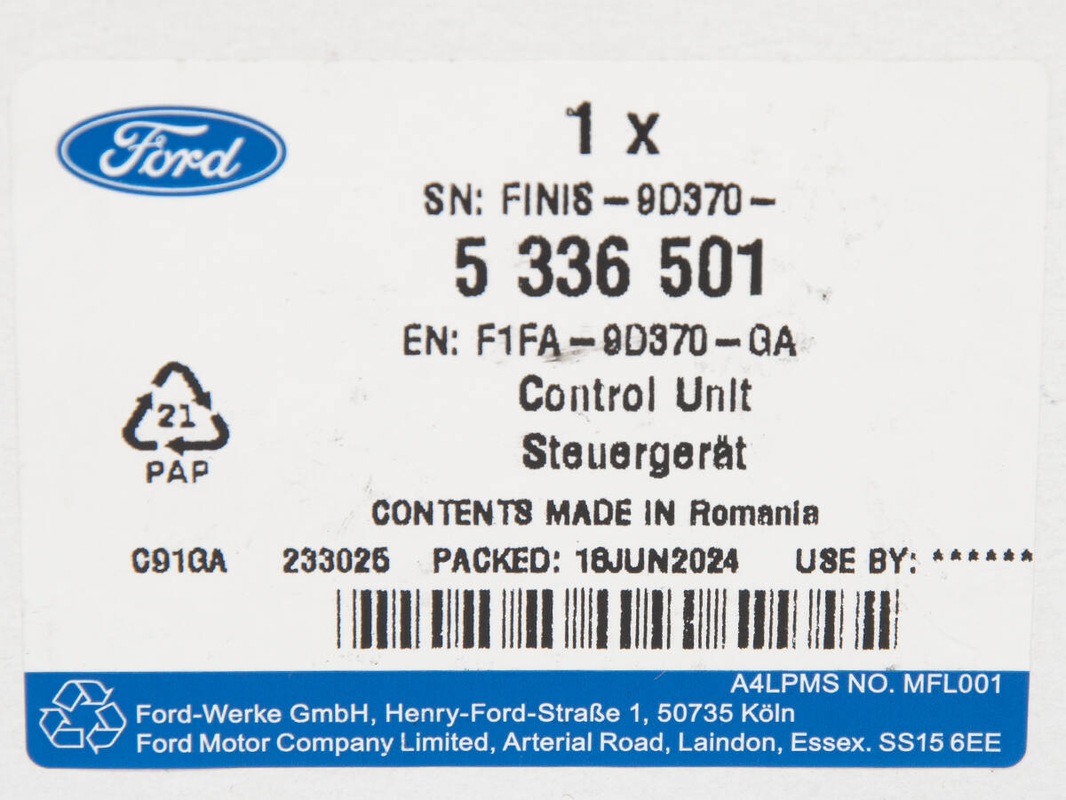 MODUŁ POMPY PALIWA | | Ford Original Parts