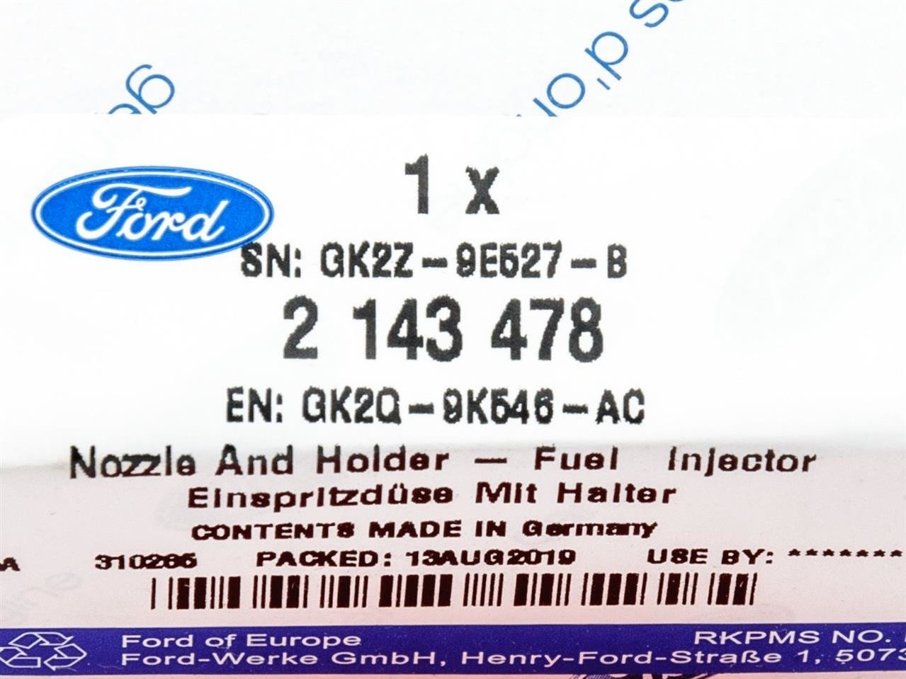 WTRYSKIWACZ FORD 2,0L PANTHER DIESEL WIELE MODELI _ 2675955 _ GK2Q ...