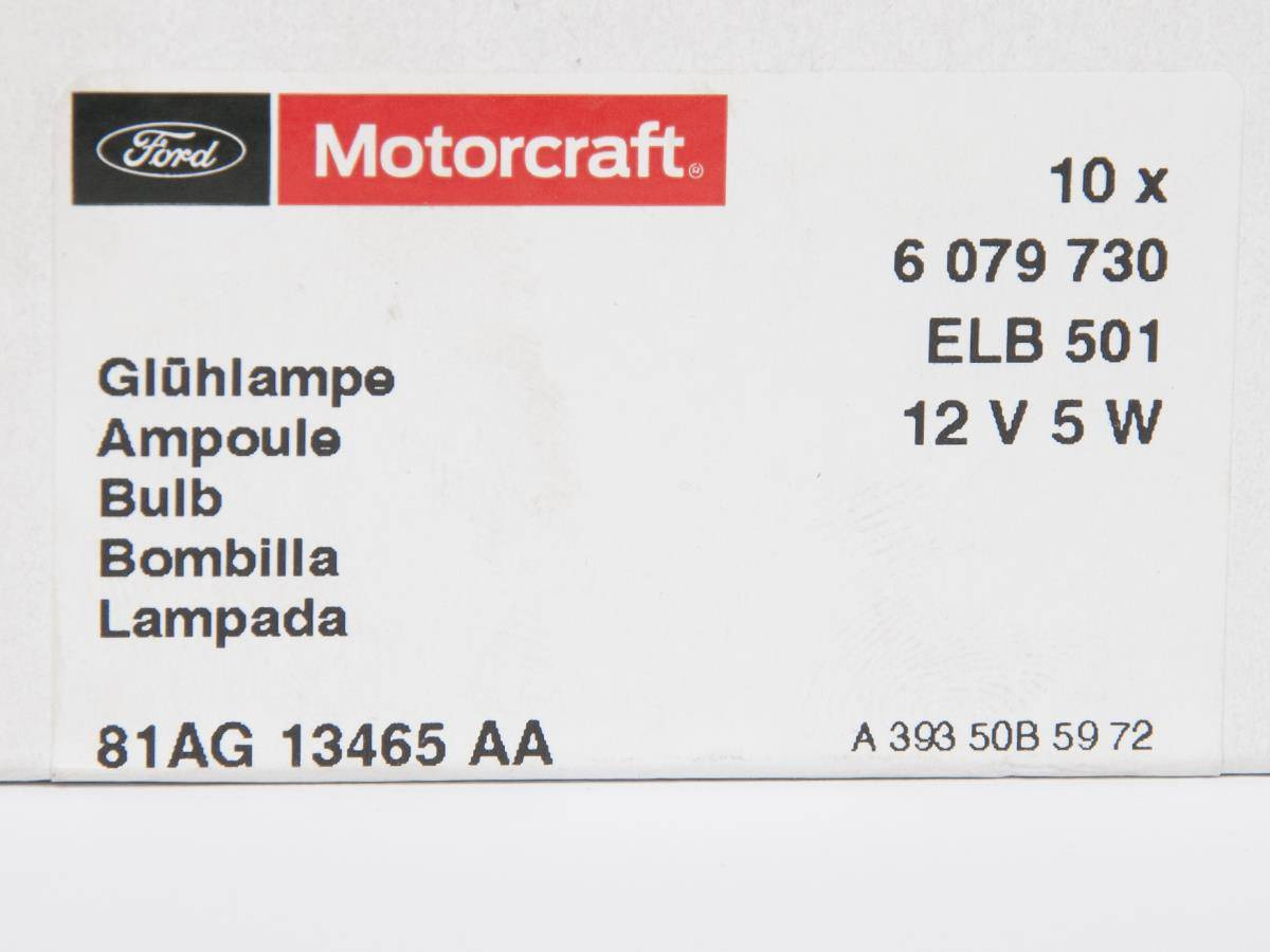ŻARÓWKA W5W FORD/MOTORCRAFT _ 6079730 _ 81AG-13465-AA | ŻARÓWKI ...