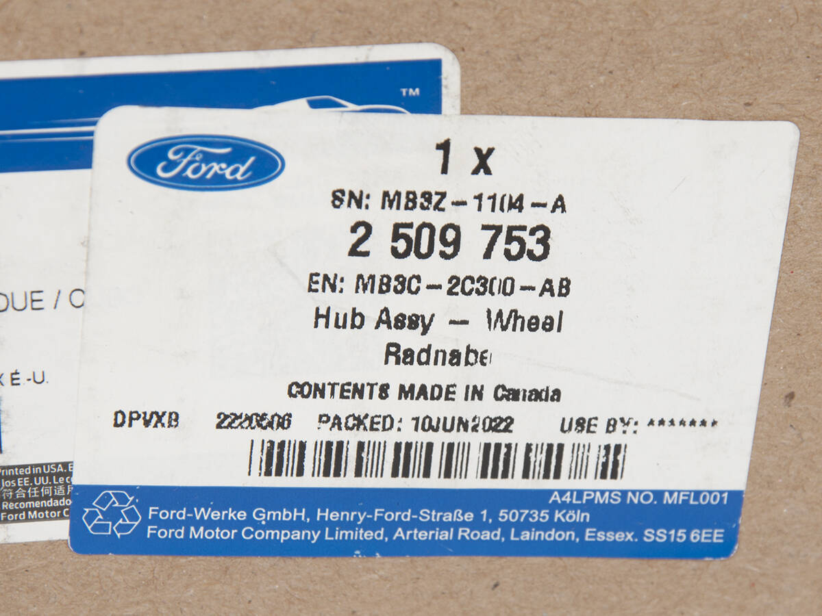 PIASTA ŁOŻYSKO PRZÓD BRONCO 21- _ 2509753 _ MB3C-2C300-AB | | Ford ...