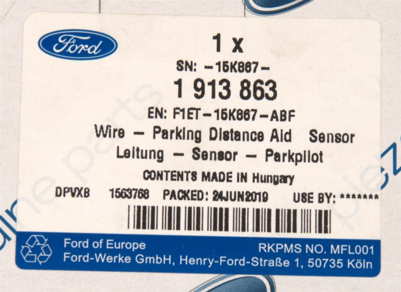 WIĄZKA CZUJNIKÓW PARKOWANIA PRZÓD FOCUS 2015-2017 _ 1913863 _ F1ET ...