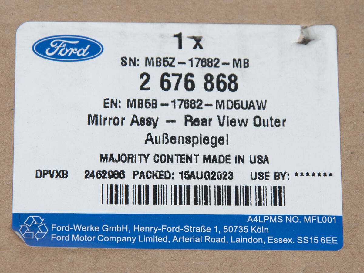 LUSTERKO PRAWE EXPLORER 20- _ 2676868 _ MB5B-17682-MD5UAW | 2020 ...