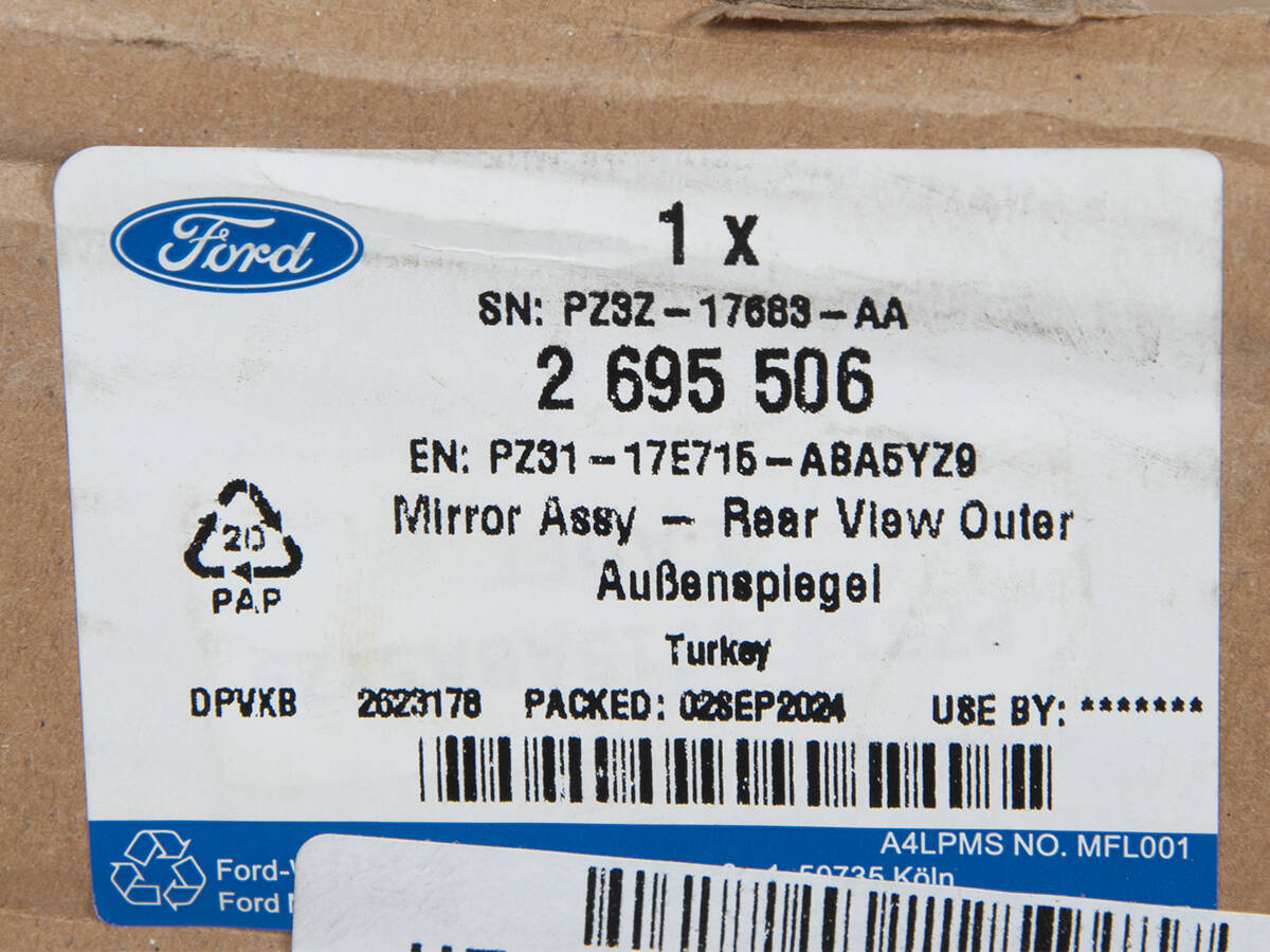 LUSTERKO LEWE TRANSIT/TOURNEO CUSTOM 23- _ 2695506 _ PZ31-17E715 ...