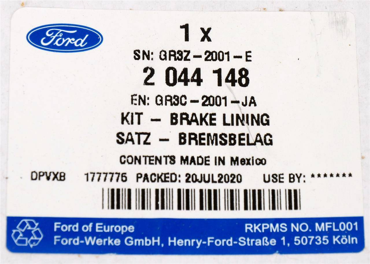 KLOCKI HAMUCLOWE PRZÓD MUSTANG 15-17 6 BIEGOWA PRZEKŁADNIA AUTOMATYCZNA ...