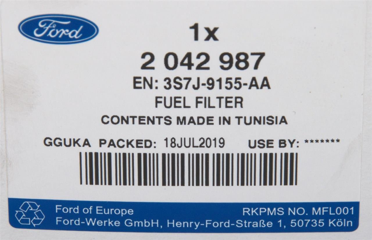FILTR PALIWA FORD 1,8 / 2,0 TDCI _ 2042987 _ 3S7J-9155-AA | Kategorie ...