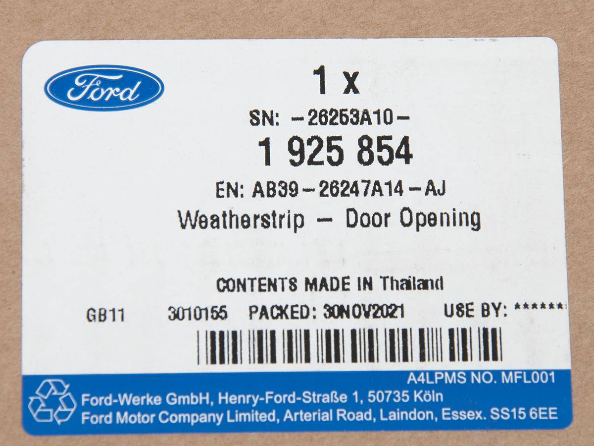 USZCZELKA PRAWA DRZWI TYŁ RANGER 11-15 _ 1925854 _ AB39-26247A14-AJ ...