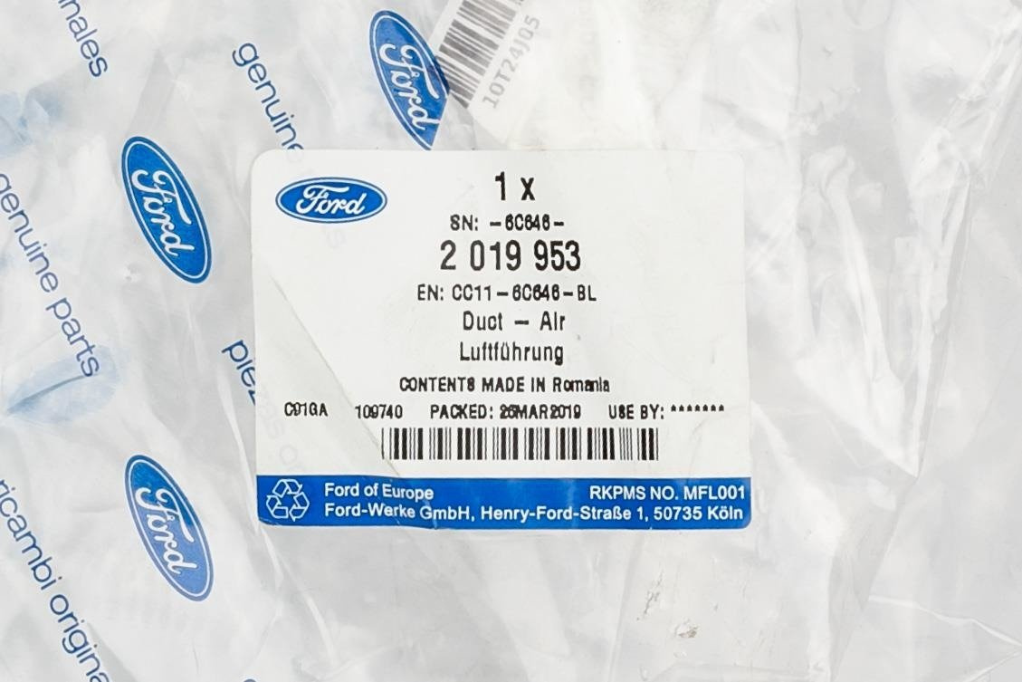 PRZEWÓD INTERCOOLERA TRANSIT 11- 14- 2.2 DURATORQ _ 2019953 _ CC11 ...