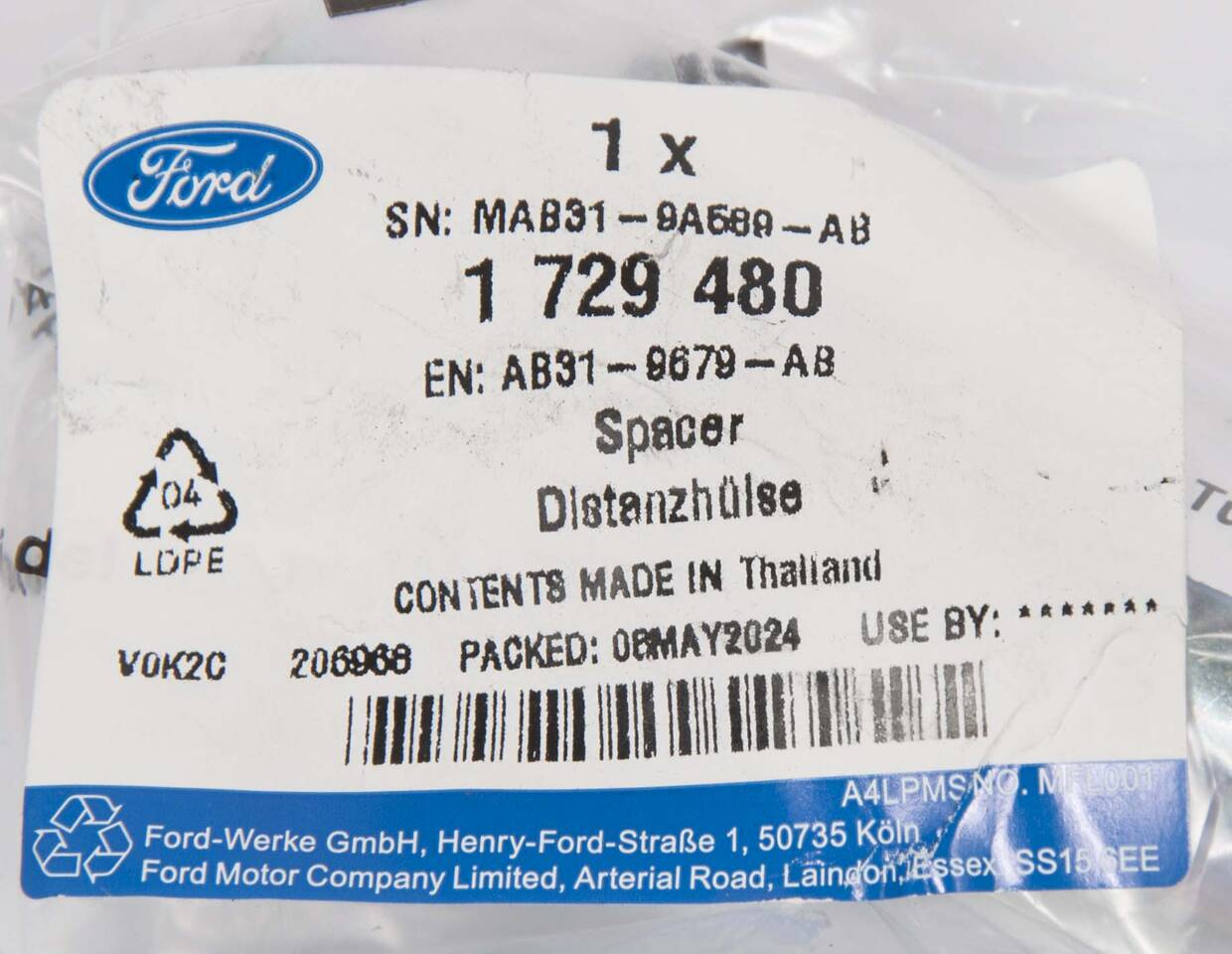 WSPORNIK TULEI GUMOWEJ RAMY PRZÓD RANGER 12- 22- _ 1729480 _ AB31-9679 ...