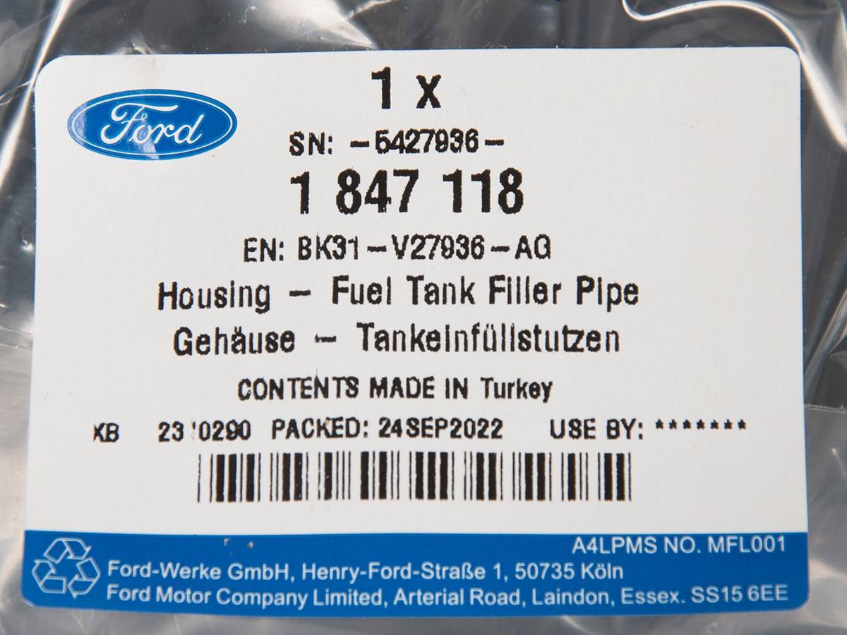 OBUDOWA WLEWU PALIWA TRANSIT 14- _ 1847118 _ BK31-V27936-AG | | Ford ...