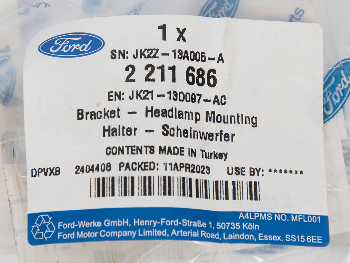 MOCOWANIE DOLNE LEWE REFLEKTORA CUSTOM 18- _ 2211686 _ JK21-13D097-AC ...