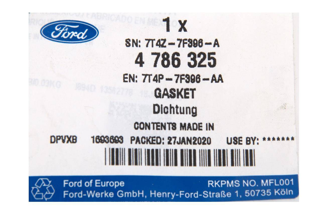 USZCZELKA POKRYWY SKRZYNI BIEGÓW 6F55 EDGE TRANSIT _ 4786325 _ 7T4P ...