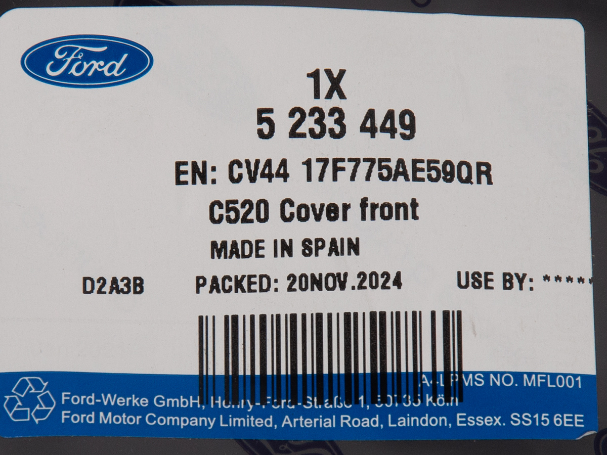 SPOJLER ZDERZAKA PRZÓD KUGA 12- / SZARY STERLING _ 5233449 _ CV44 ...