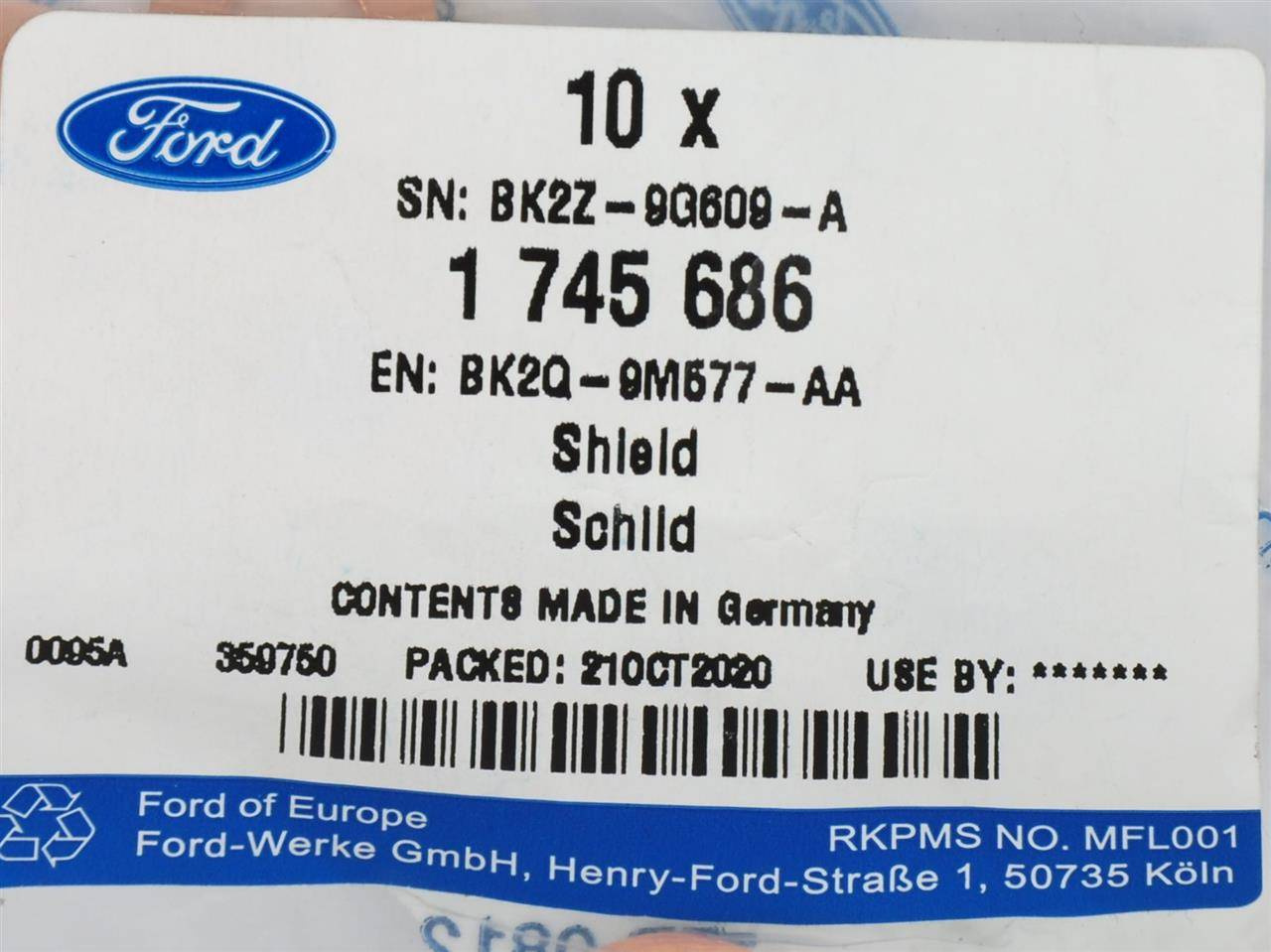 PODKŁADKA POD WTRYSKIWACZ 2.2 3.2 DURATORQ DIESEL _ 1745686 _ BK2Q ...