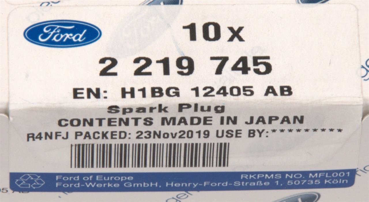 ŚWIECA ZAPŁONOWA FIESTA 2017- 1,1L FOX | 2019 \ FIESTA 2017- \ SILNIK ...