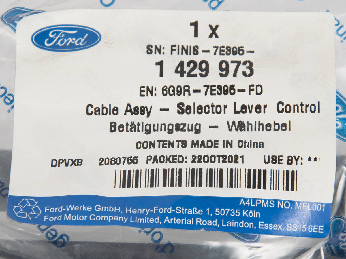 LINKA ZMIANY BIEGÓW S-MAX/GALAXY 06-08 / MTX75 _ 1429973 _ 6G9R-7E395 ...