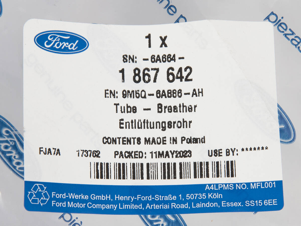 PRZEWÓD KOLEKTORA SSĄCEGO KUGA 10-12/12- FOCUS 11- _1867642 _ 9M5Q ...