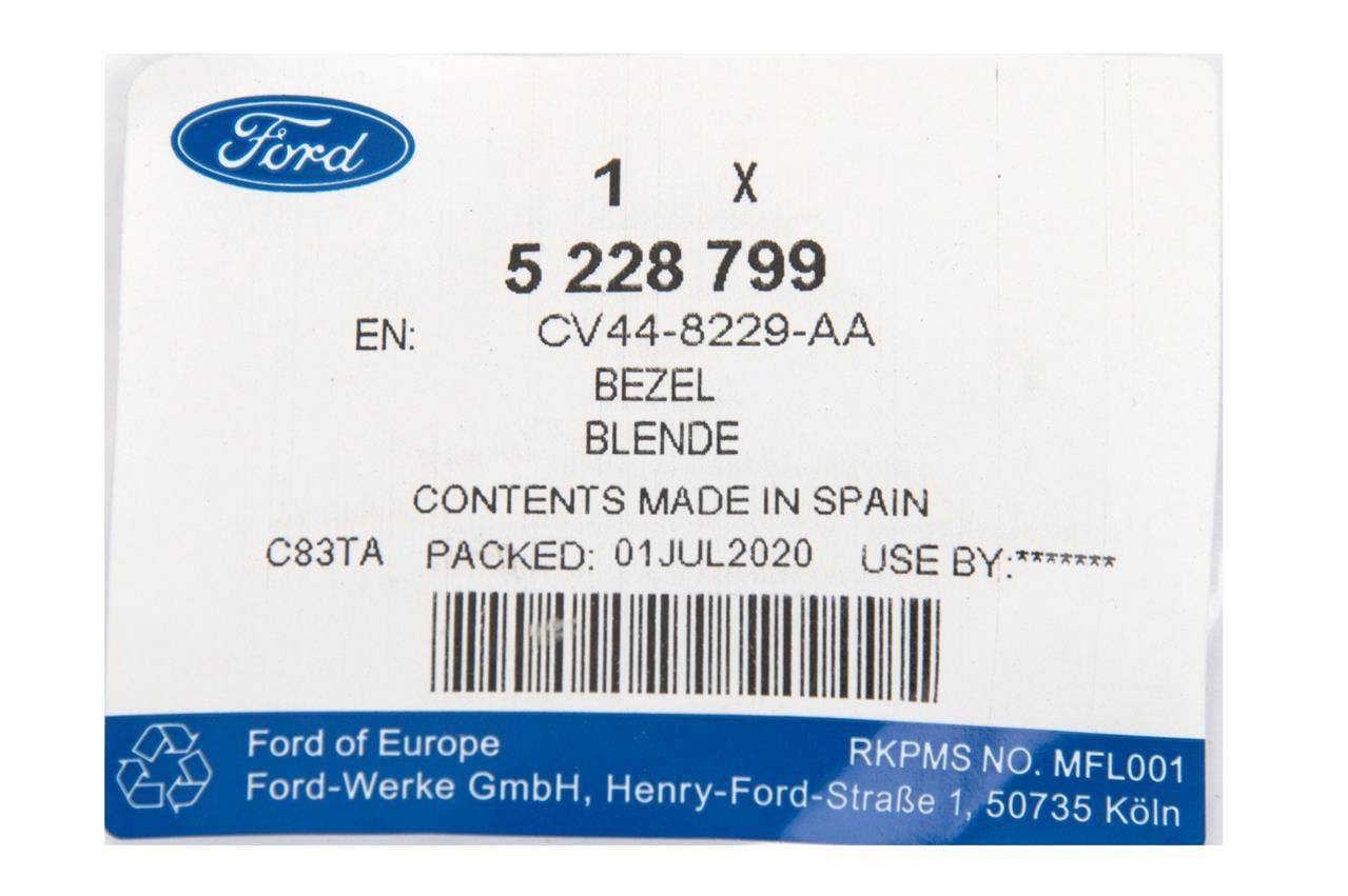 KRATKA LISTWA REFLEKTORA ZDERZAKA LEWA KUGA 12-16 _ 5228799 _ CV44-8229 ...