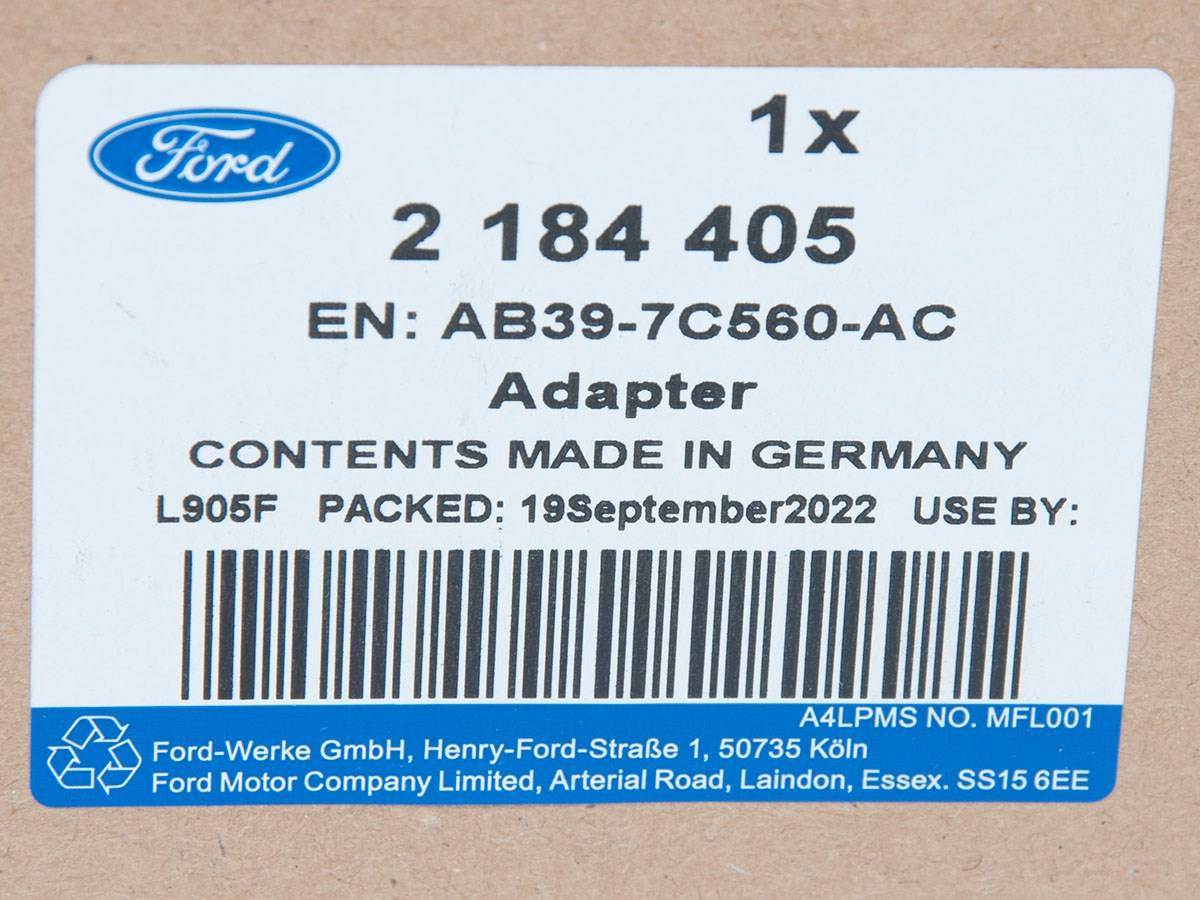 ADAPTER WYSPRZĘGLIKA RANGER 12- _ 2184405 _ AB39-7C560-AC | 2019 ...