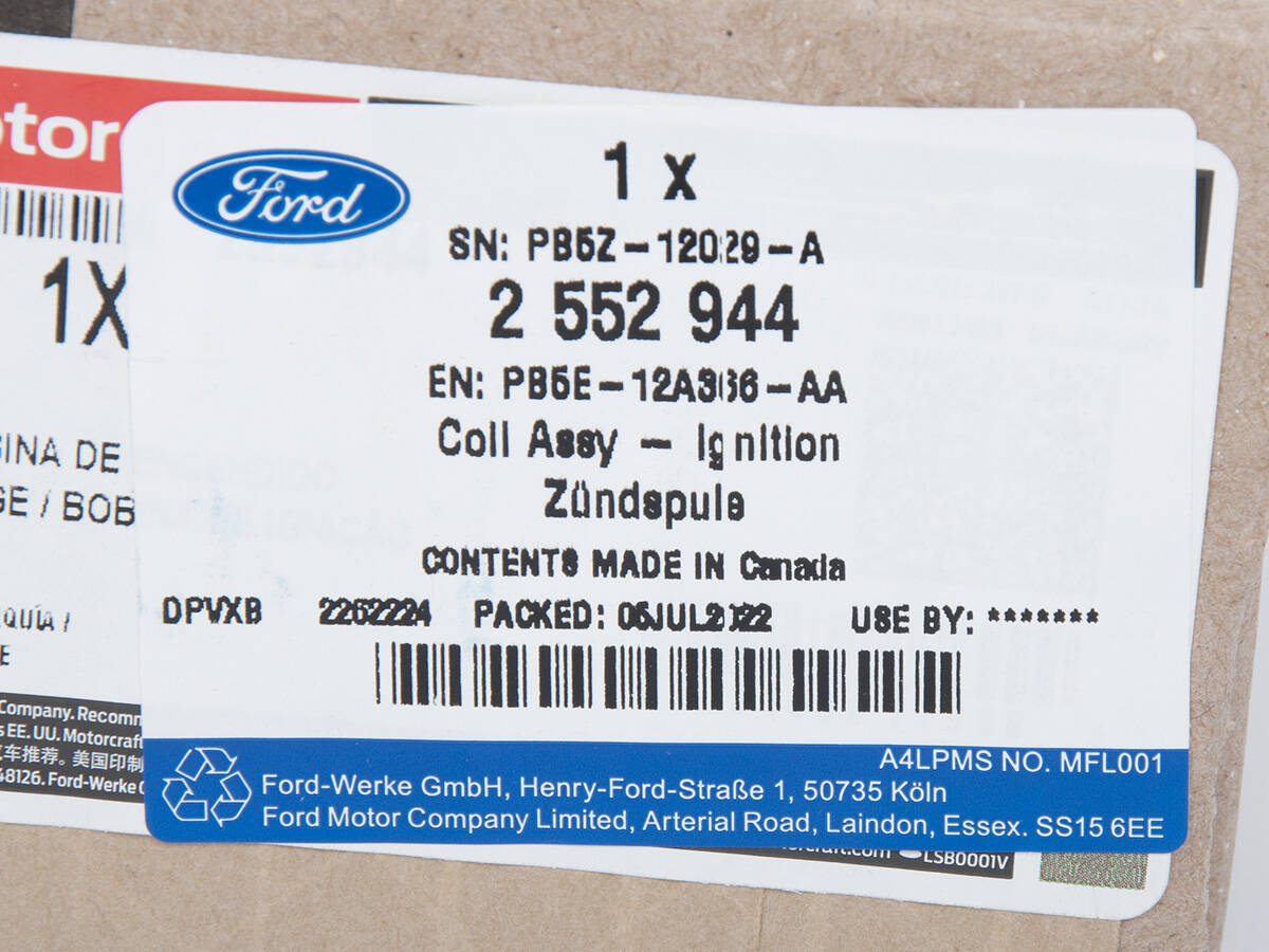 CEWKA ZAPŁONOWA 2,7 / 3,0 EXPLORER BRONCO RANGER _ 2552944 _ PB5E ...