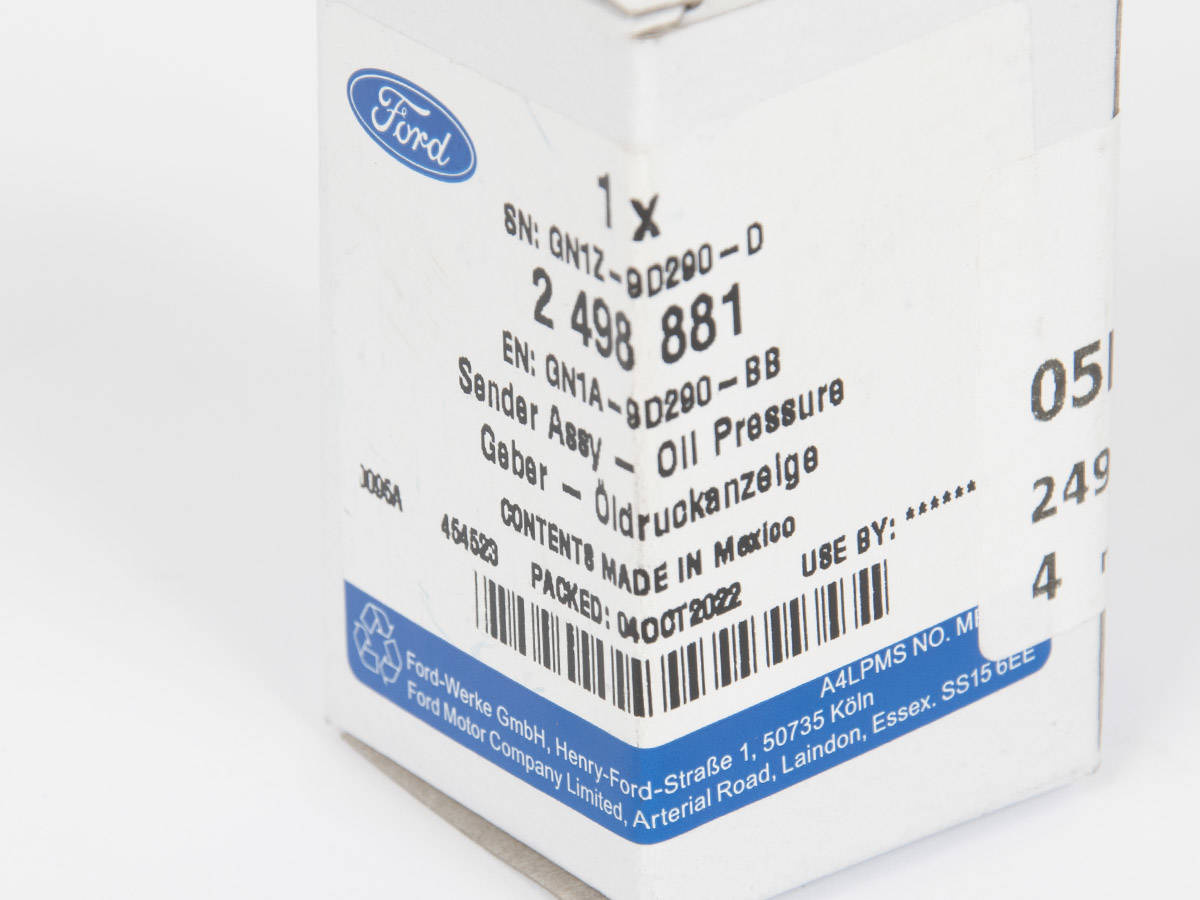 CZUJNIK CIŚNIENIA OLEJU EXPLORER KUGA MUSTANG EDGE _ 2498881 _ GN1A ...