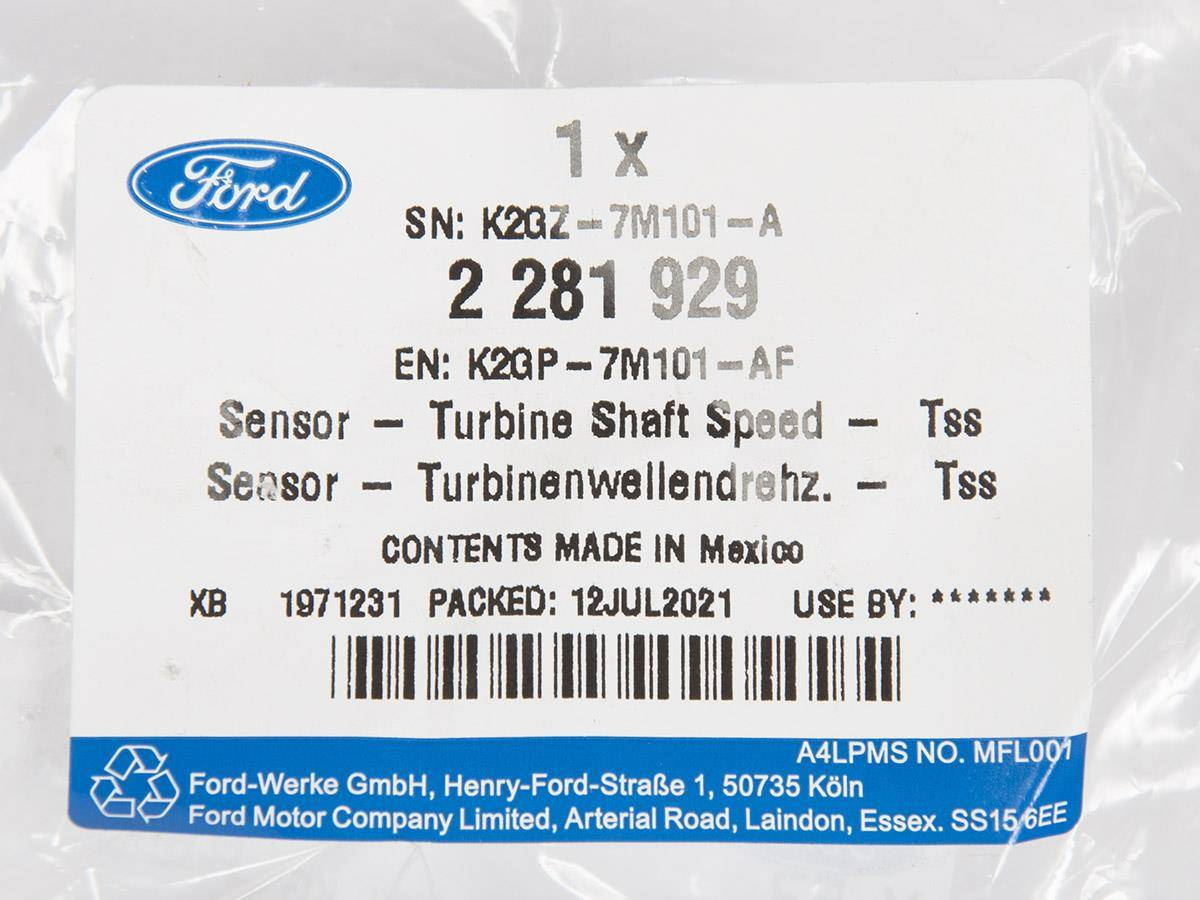 CZUJNIK PRĘDKOŚCI SKRZYNI BIEGÓW EDGE 18- S-MAX/GALAXY 18- _ 2281929 ...