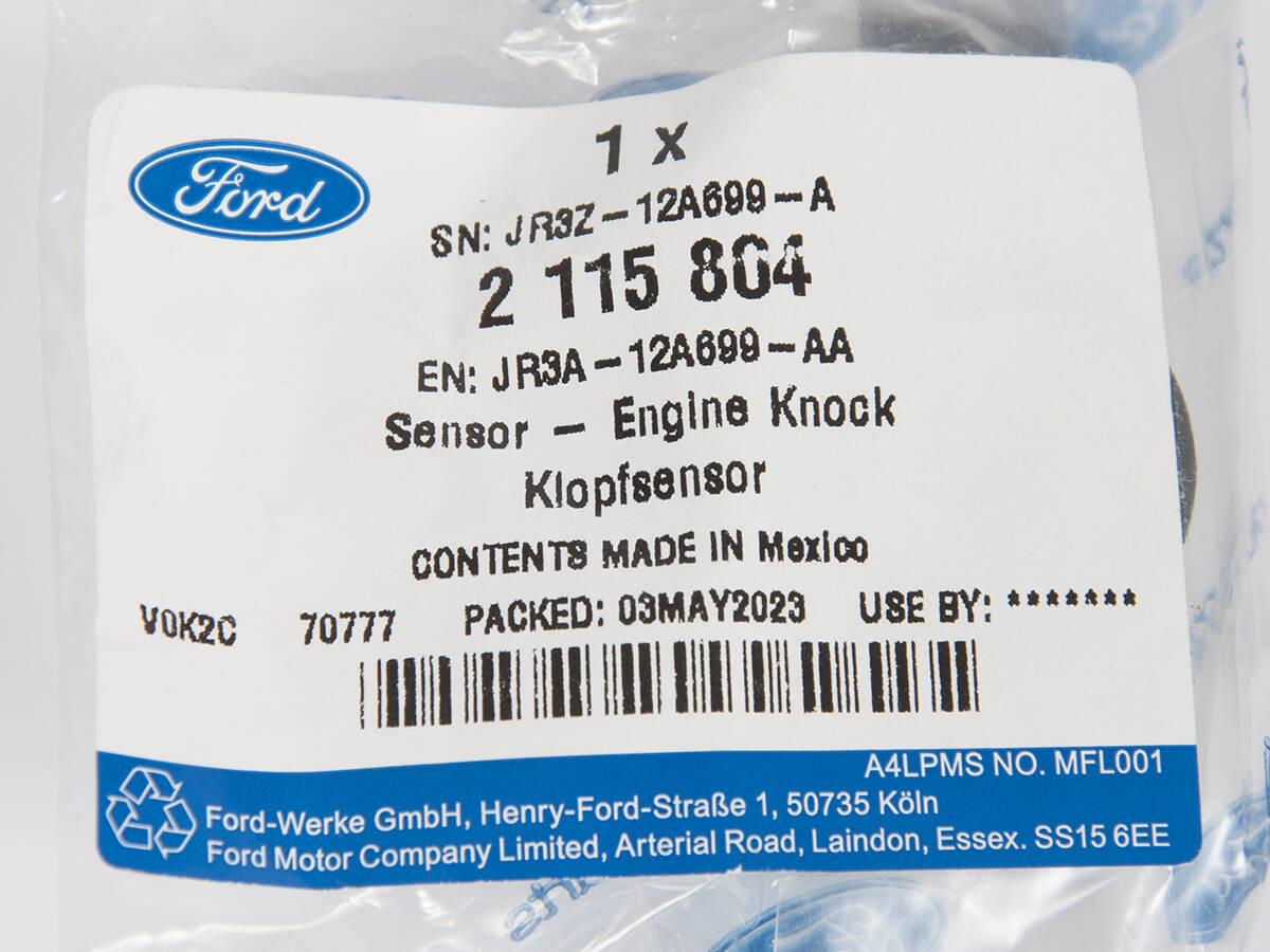 CZUJNIK STUKOWY MUSTANG 17- 5.0 _ 2115804 _ JR3A-12A699-AA _ JR3Z ...