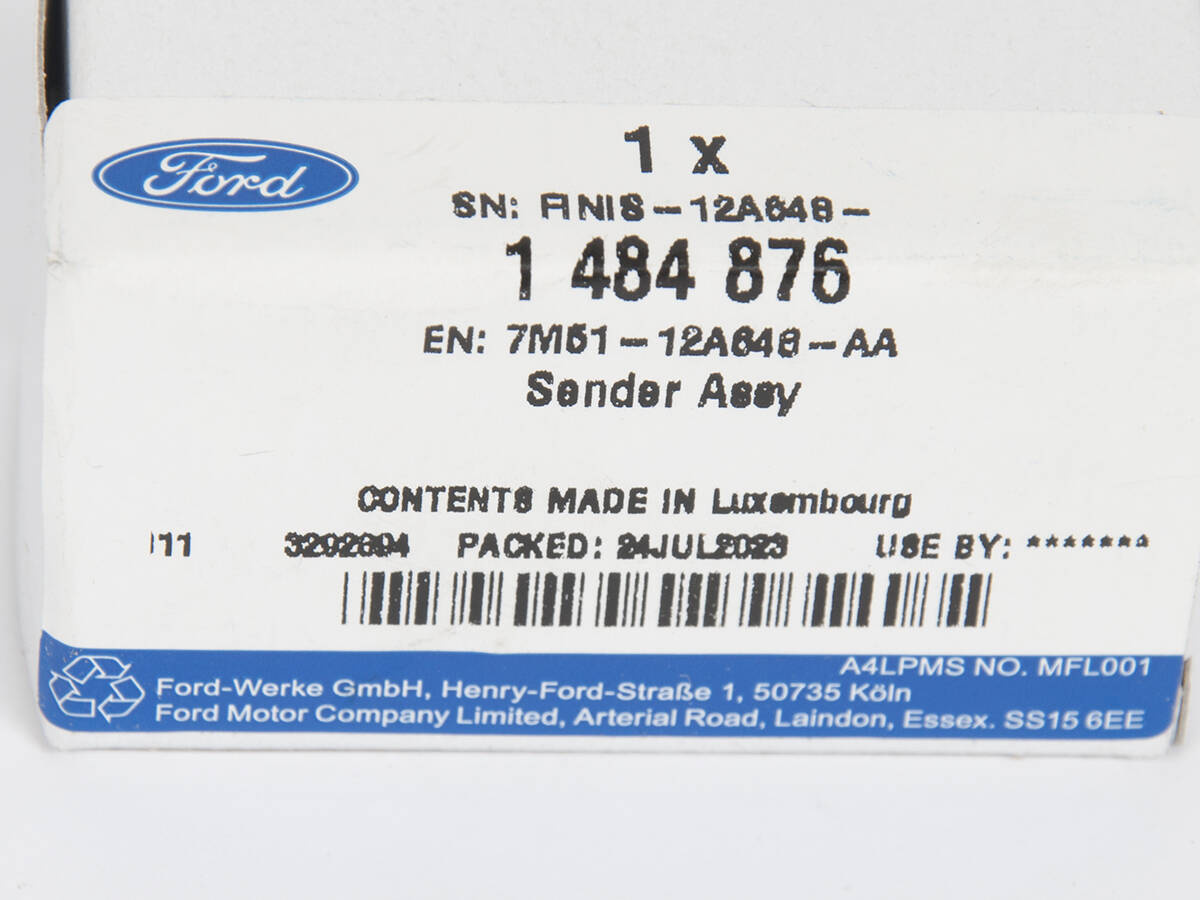 CZUJNIK TEMPERATURY PŁYNU CHŁODZĄCEGO FORD BENZYNA_ 1484876 _ 7M51 ...