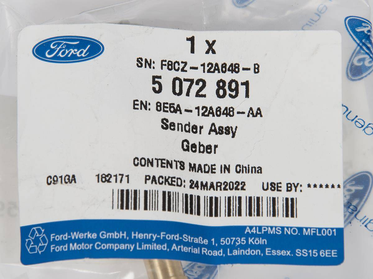 CZUJNIK TEMPERATURY PŁYNU CHŁODZĄCEGO S-MAX/GALAXY 06-15 _ 5072891 ...